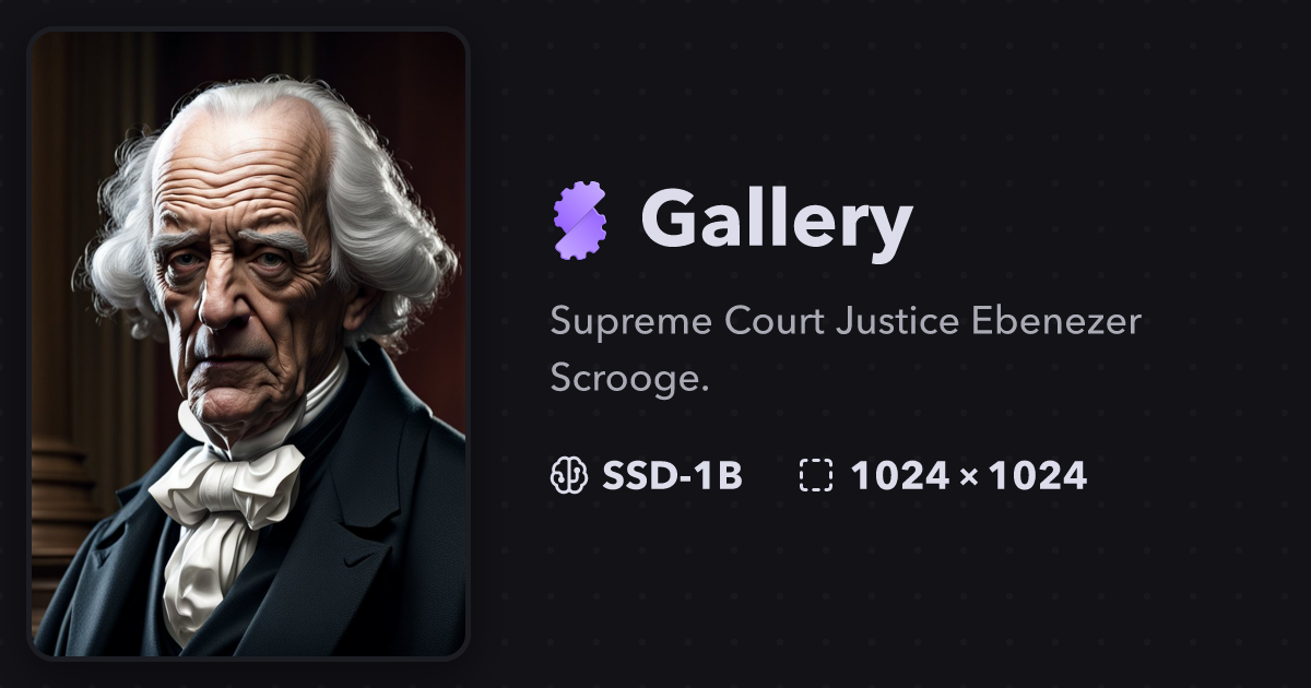 "Supreme Court Justice Ebenezer Scrooge." | Gallery | Stablecog