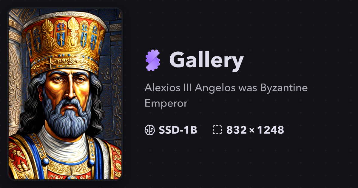 "Alexios III Angelos was Byzantine Emp..." | Gallery | Stablecog