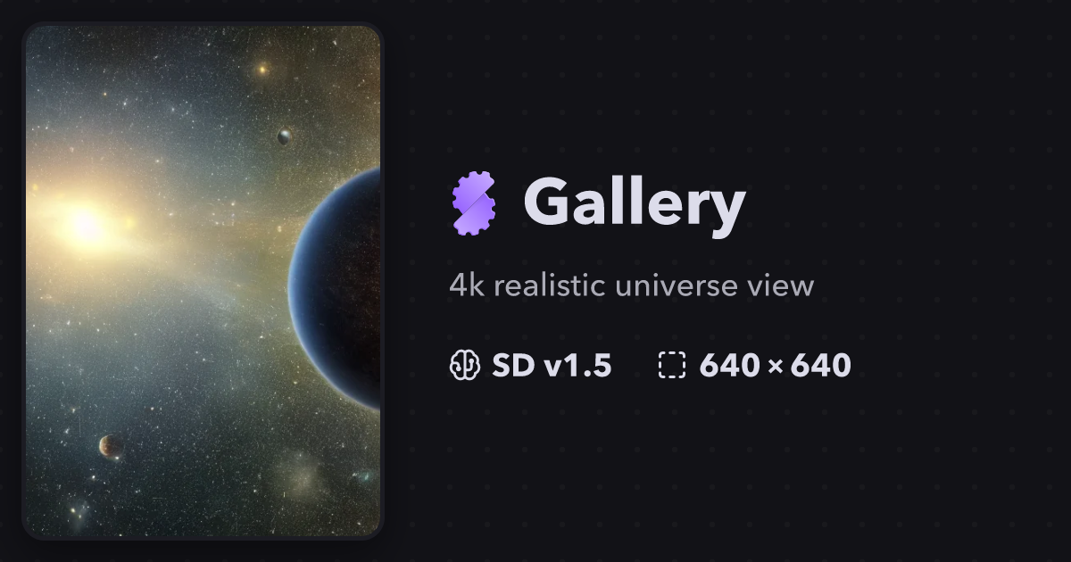 "4k realistic universe view" | Gallery | Stablecog