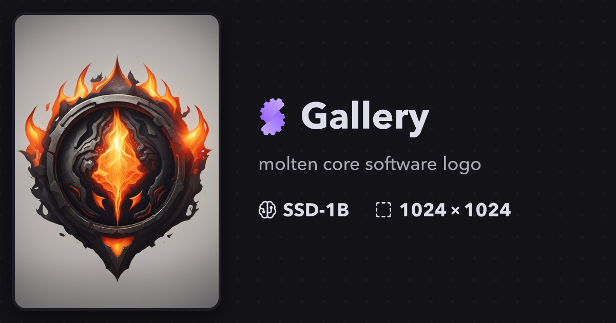 "molten core software logo" | Gallery | Stablecog