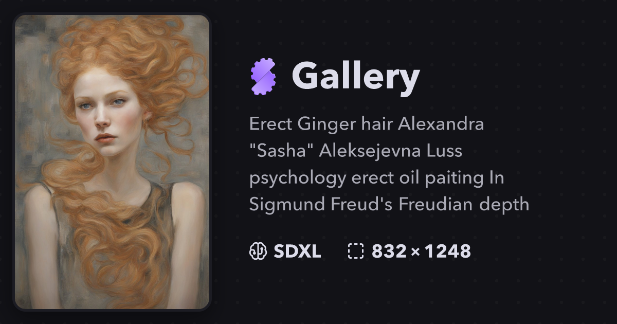 "Erect Ginger hair Alexandra "Sasha" A..." | Gallery | Stablecog