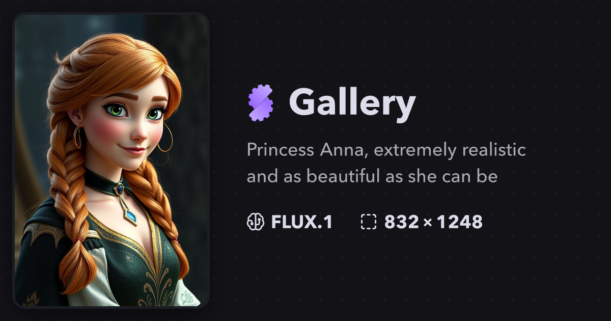 "Princess Anna, extremely realistic an..." | Gallery | Stablecog