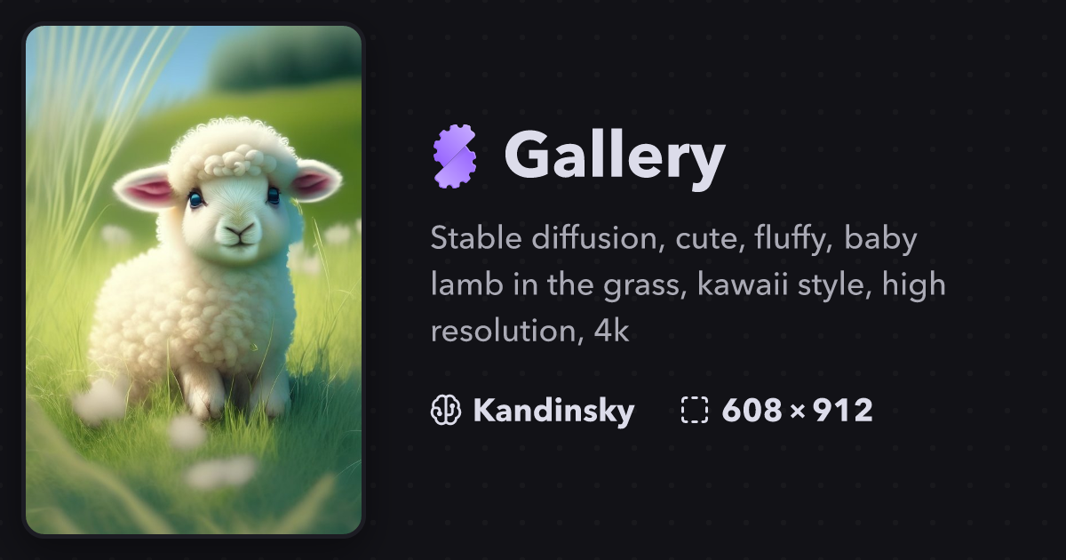 "Stable diffusion, cute, fluffy, baby ..." | Gallery | Stablecog