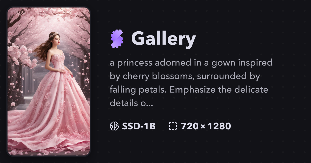 "a princess adorned in a gown inspired..." | Gallery | Stablecog