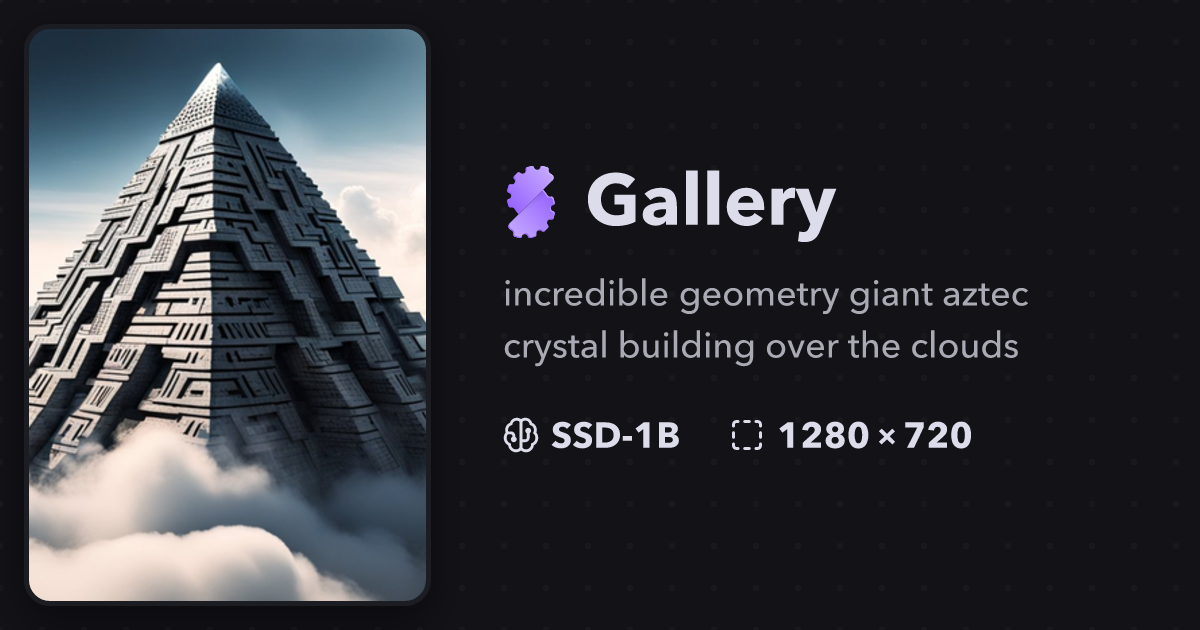 "incredible geometry giant aztec crystal ..." | Gallery | Stablecog