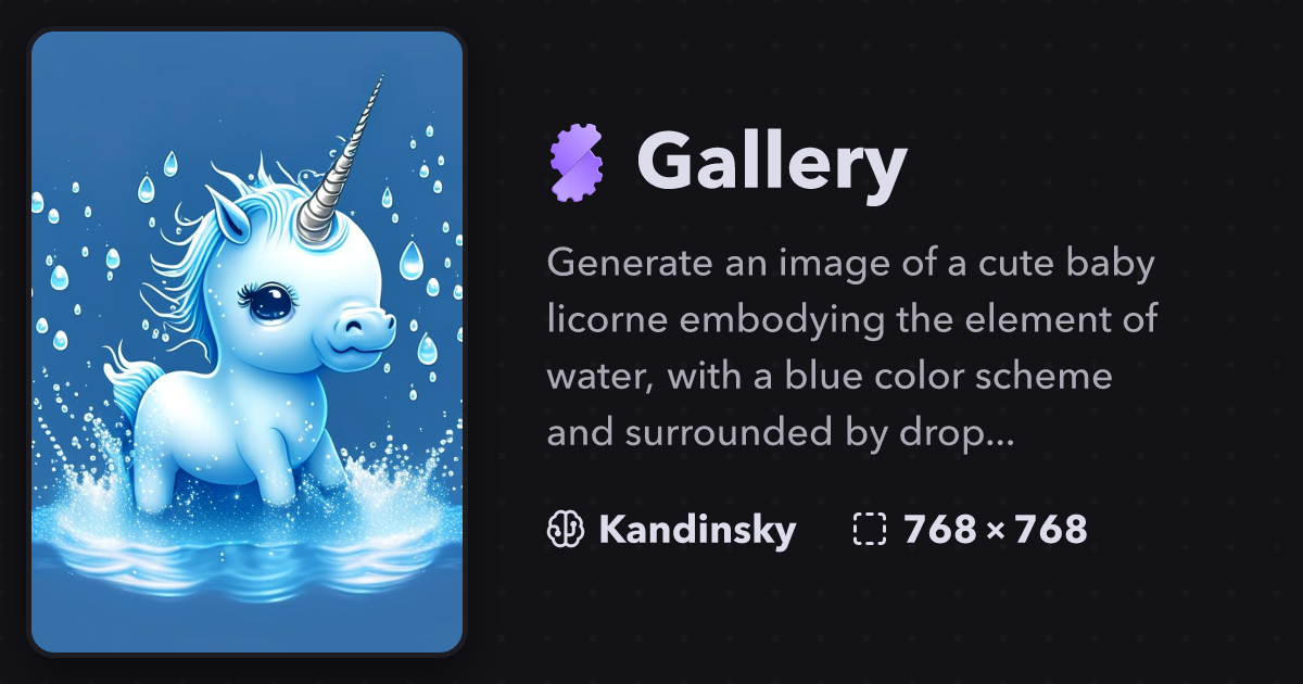 "Generate an image of a cute baby lico..." | Gallery | Stablecog