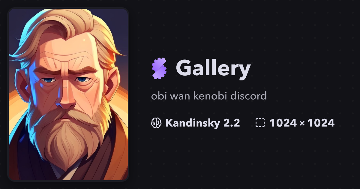 "obi wan kenobi discord" | Gallery | Stablecog