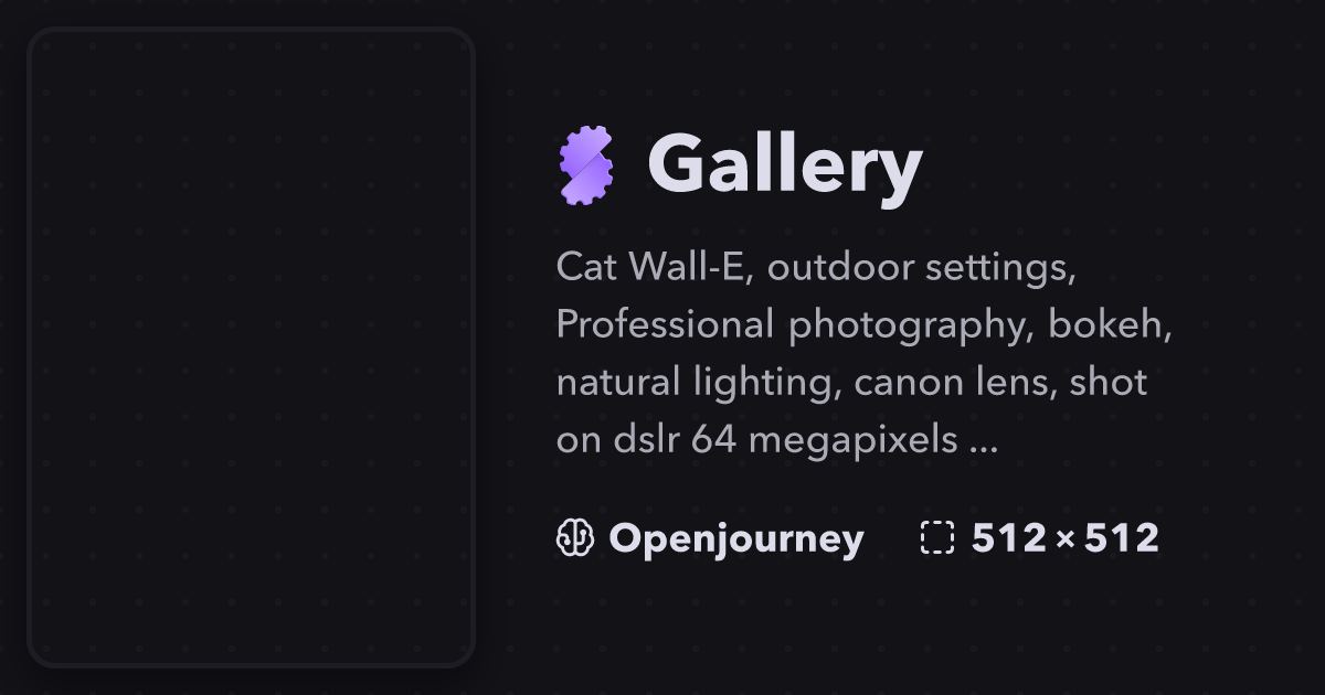 "Cat Wall-E, outdoor settings, Profess..." | Gallery | Stablecog