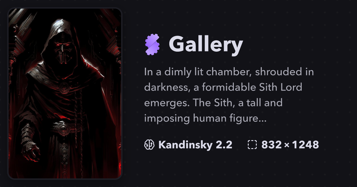 "In a dimly lit chamber, shrouded in d..." | Gallery | Stablecog