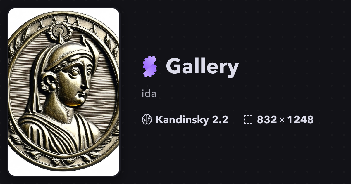 "ida" | Gallery | Stablecog