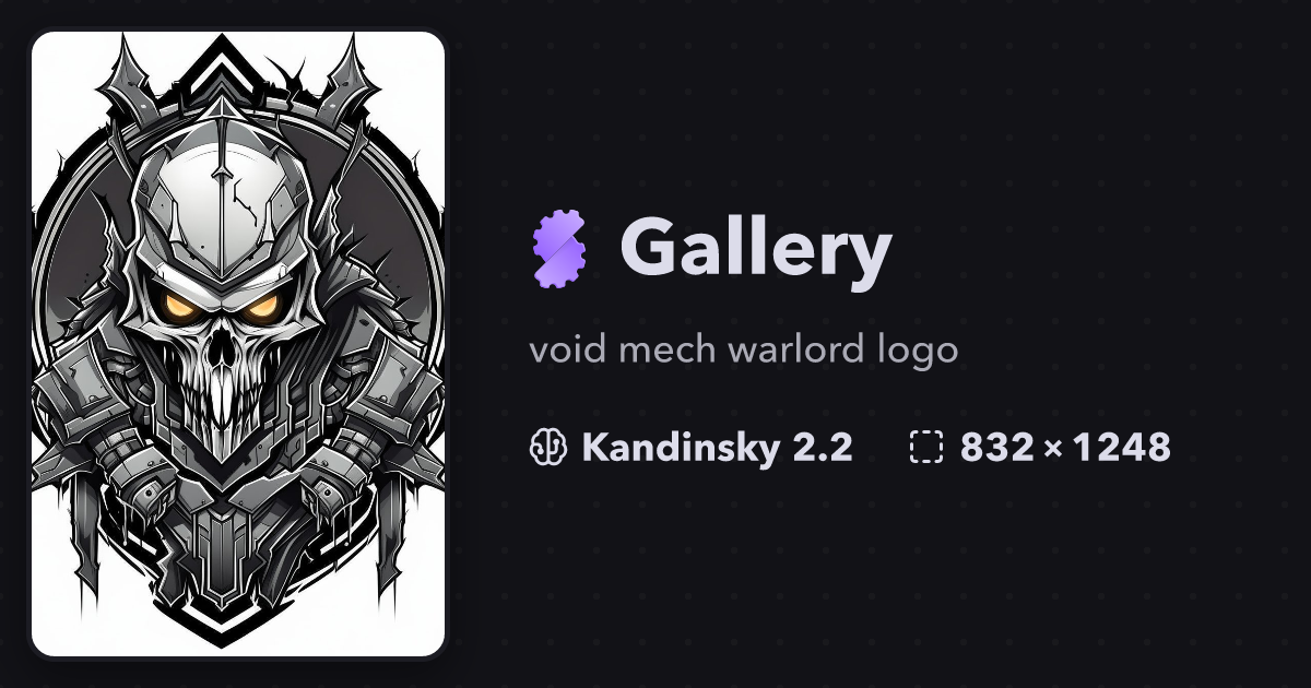 "void mech warlord logo" | Gallery | Stablecog