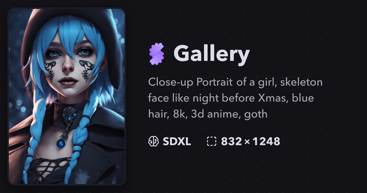 "Close-up Portrait of a girl, skeleton..." | Gallery | Stablecog