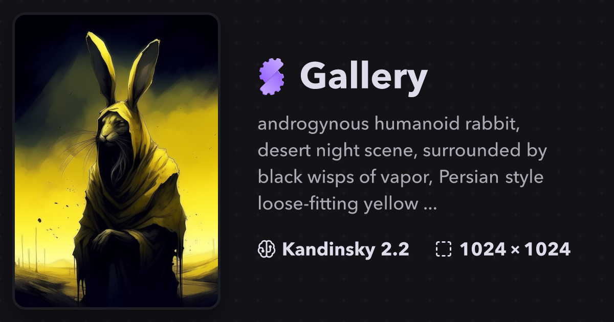 "androgynous humanoid rabbit, desert n..." | Gallery | Stablecog