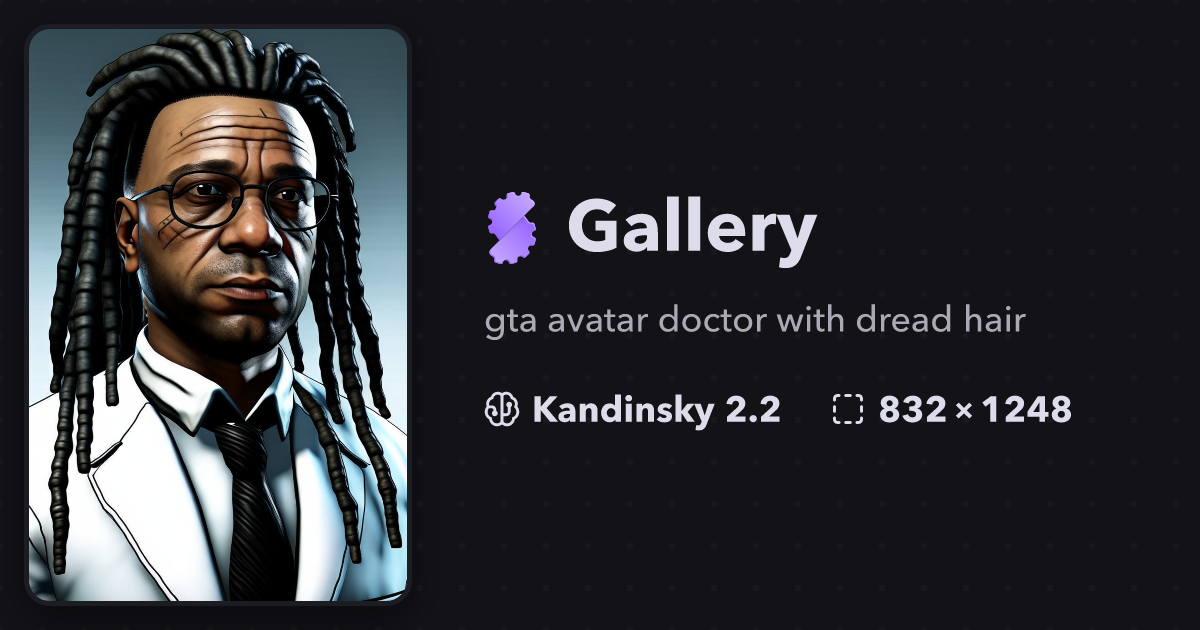 "gta avatar doctor with dread hair" | Gallery | Stablecog