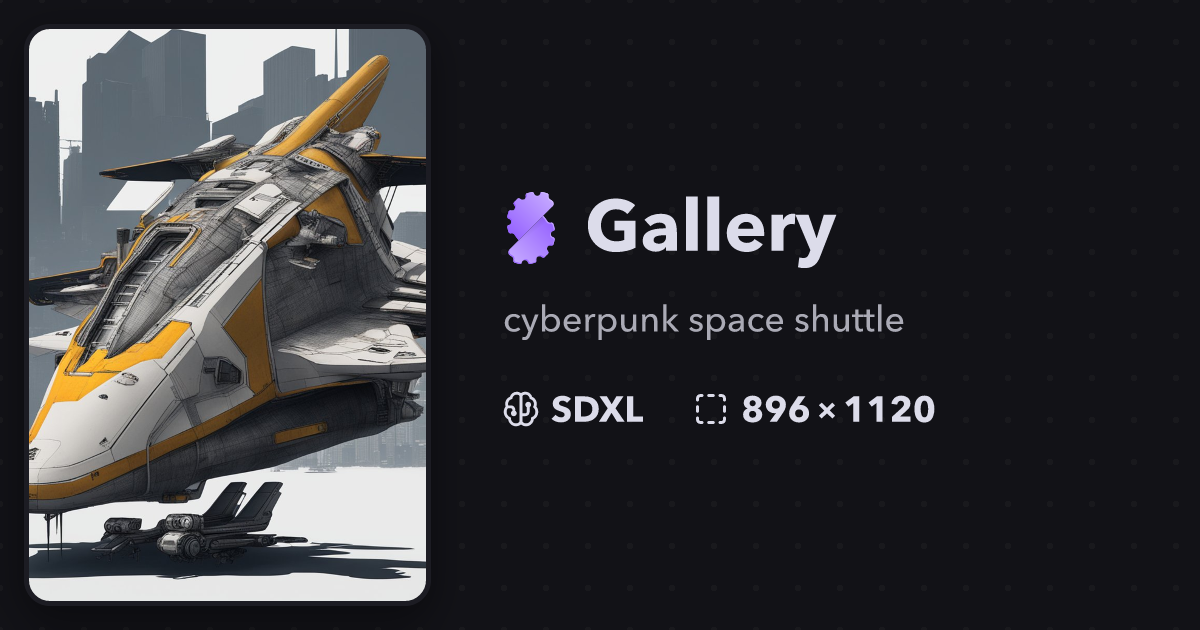 "cyberpunk space shuttle" | Gallery | Stablecog