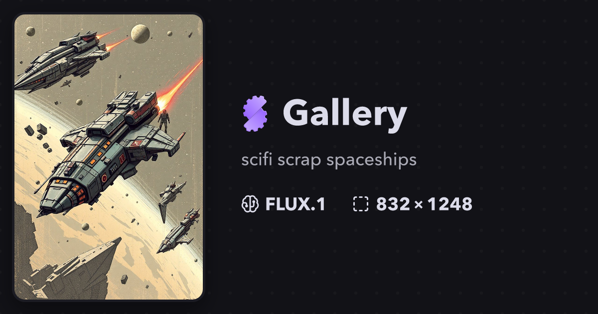 "scifi scrap spaceships" | Gallery | Stablecog