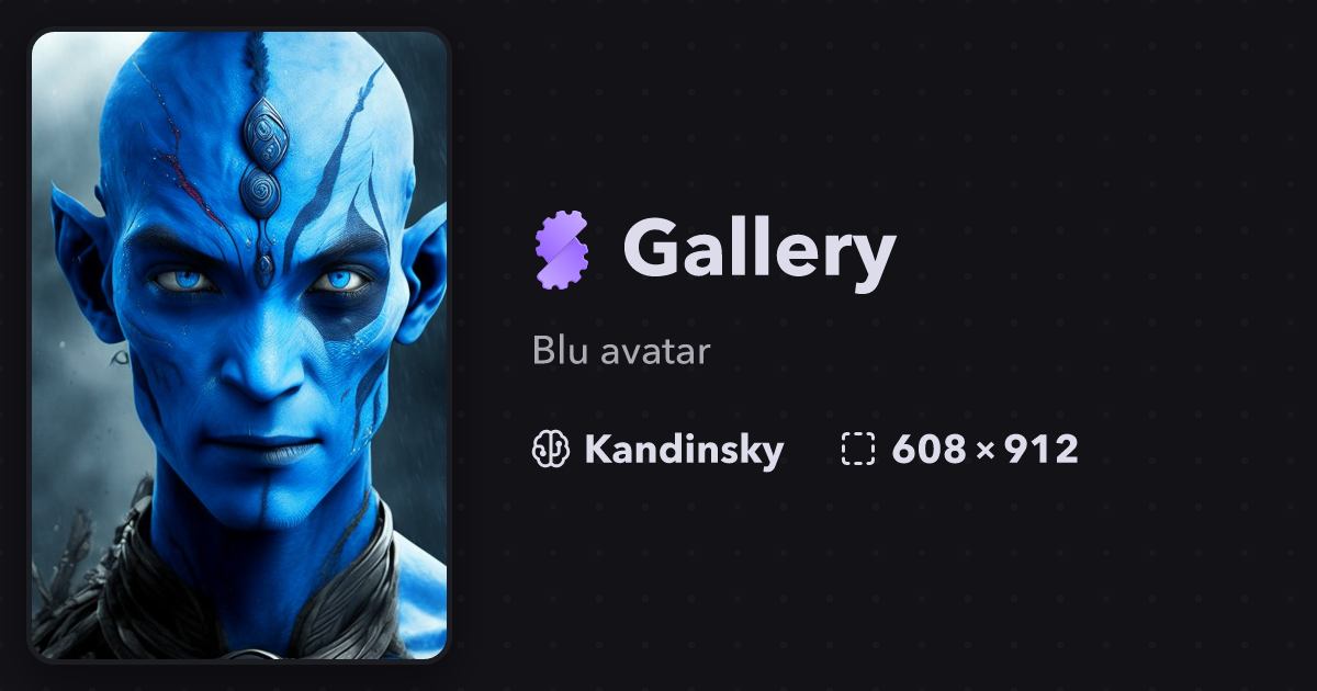 "Blu avatar" | Gallery | Stablecog