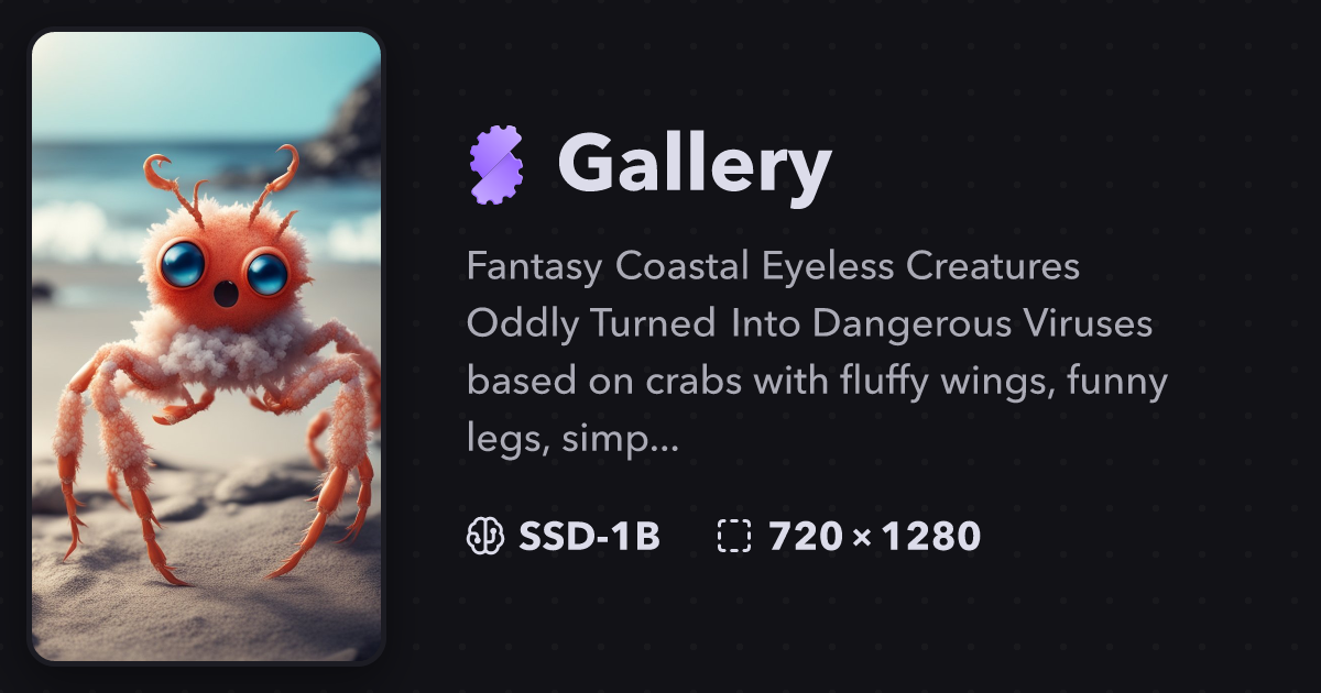 "Fantasy Coastal Eyeless Creatures Odd..." | Gallery | Stablecog