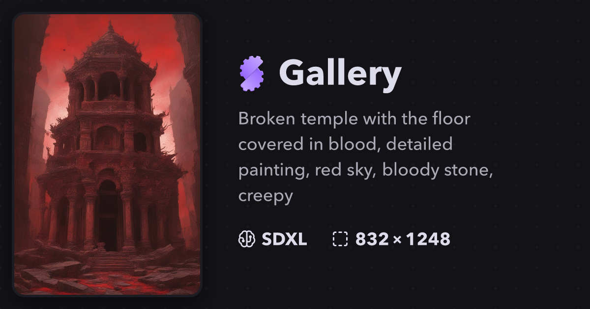 "Broken temple with the floor covered ..." | Gallery | Stablecog