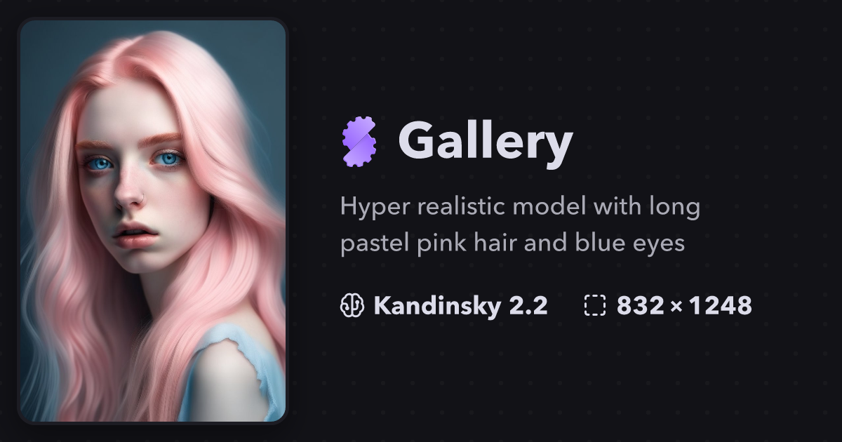 "Hyper realistic model with long paste..." | Gallery | Stablecog