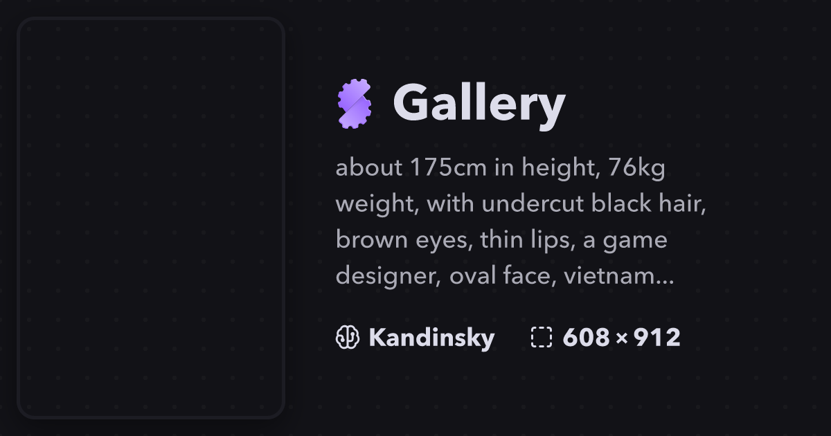 "about 175cm in height, 76kg weight, w..." | Gallery | Stablecog