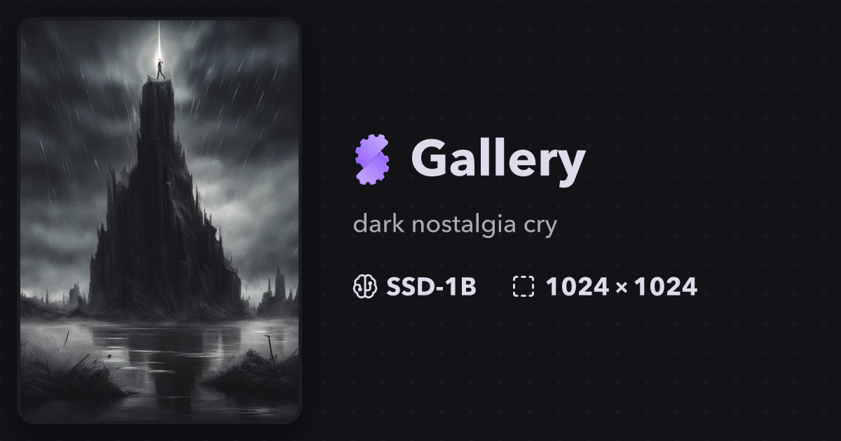 "dark nostalgia cry" | Gallery | Stablecog