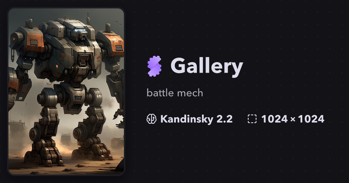 "battle mech" | Gallery | Stablecog