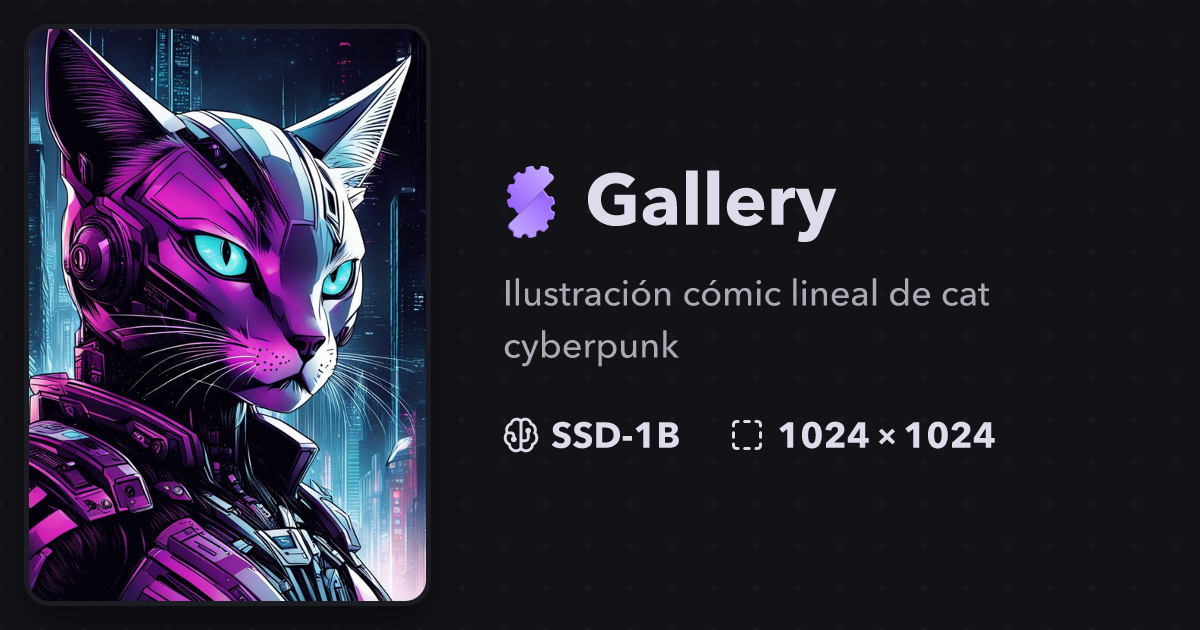 "Ilustración cómic lineal de cat cyber..." | Gallery | Stablecog