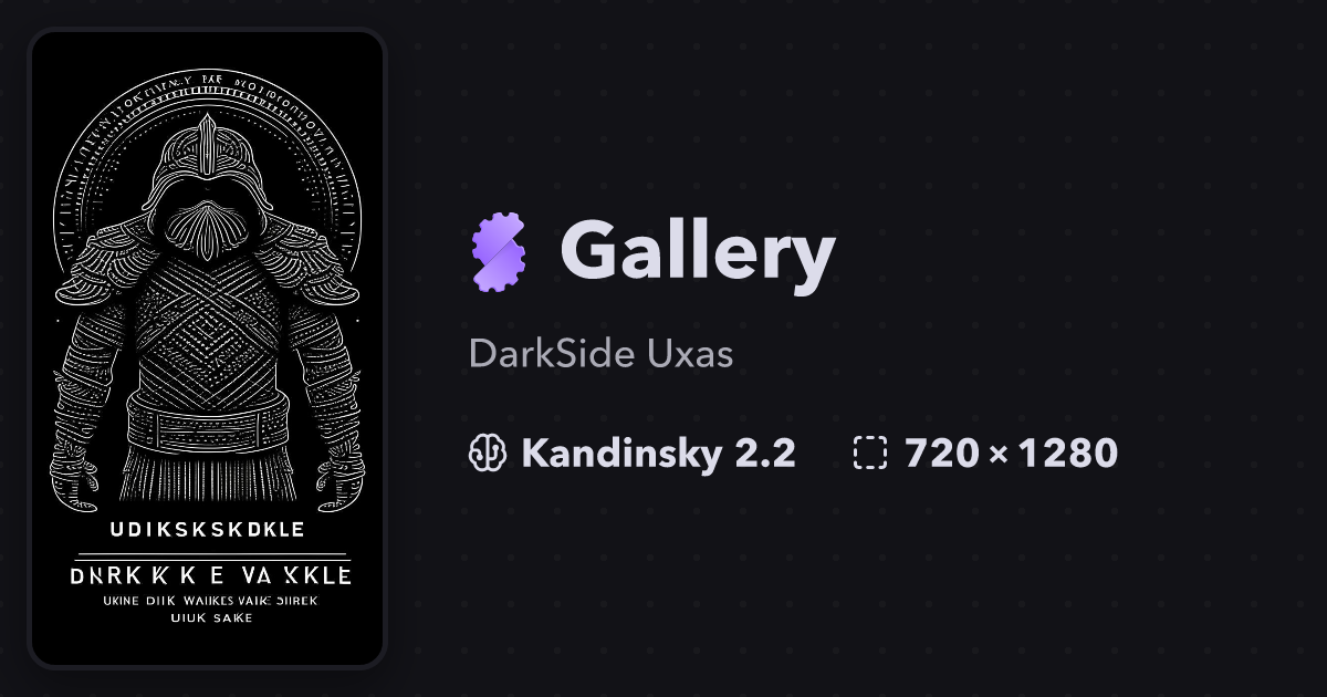 "DarkSide Uxas" | Gallery | Stablecog
