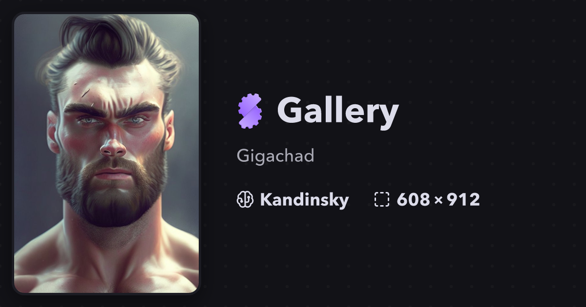 "Gigachad" | Gallery | Stablecog