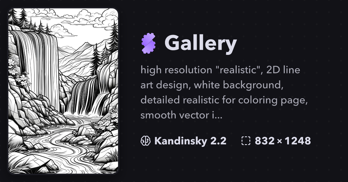 "high resolution "realistic", 2D line ..." | Gallery | Stablecog