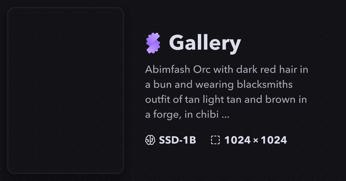 "Abimfash Orc with dark red hair in a ..." | Gallery | Stablecog