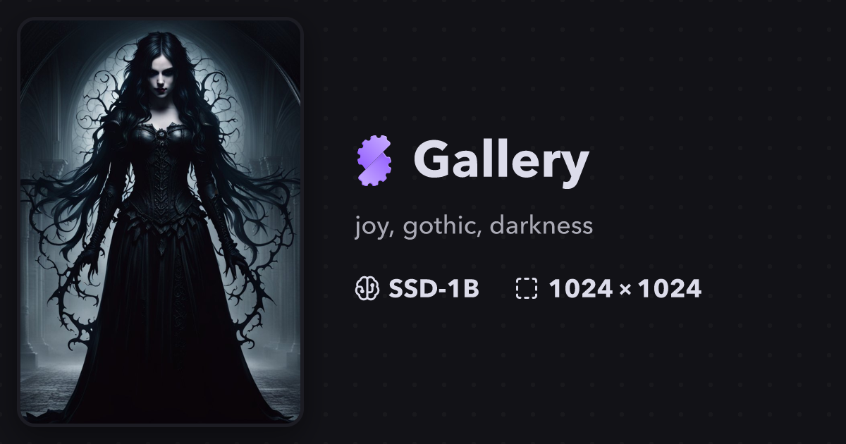 "joy, gothic, darkness" | Gallery | Stablecog