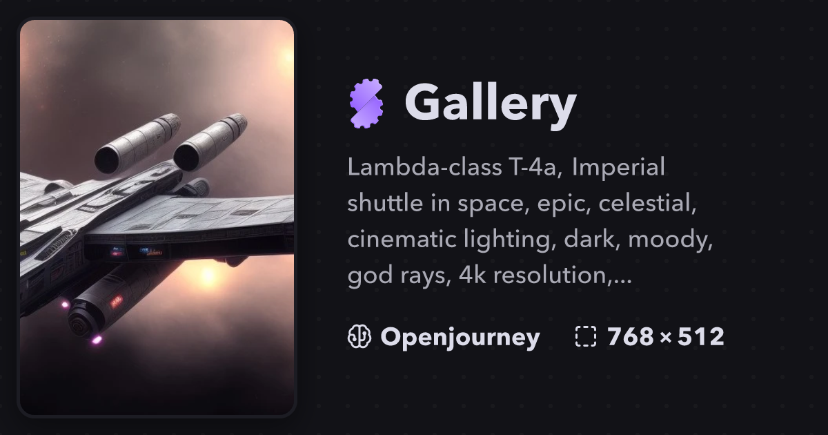 "Lambda-class T-4a, Imperial shuttle i..." | Gallery | Stablecog