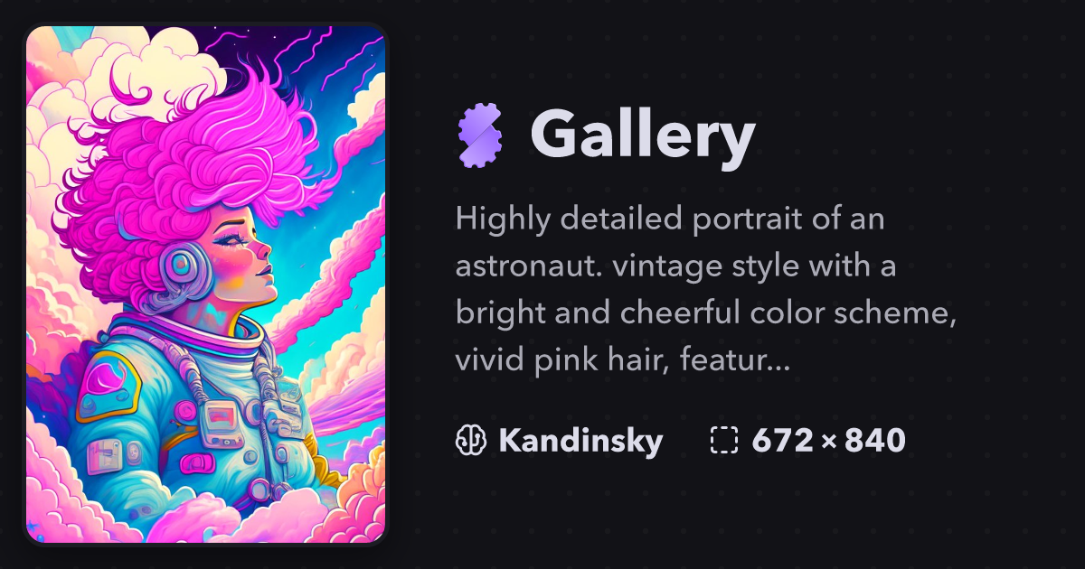 "Highly detailed portrait of an astron..." | Gallery | Stablecog