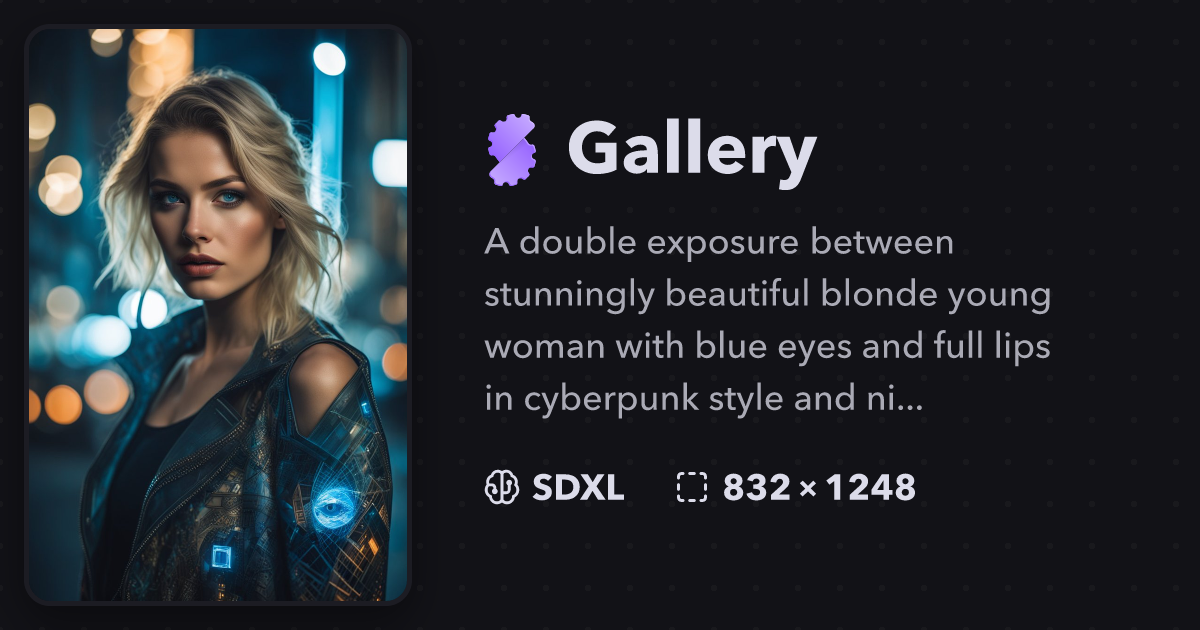 "A double exposure between stunningly bea..." | Gallery | Stablecog