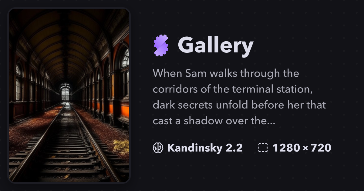 "When Sam walks through the corridors ..." | Gallery | Stablecog