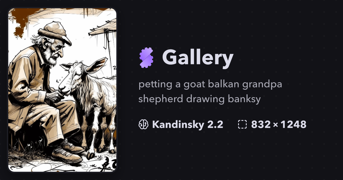 "petting a goat balkan grandpa shepher..." | Gallery | Stablecog