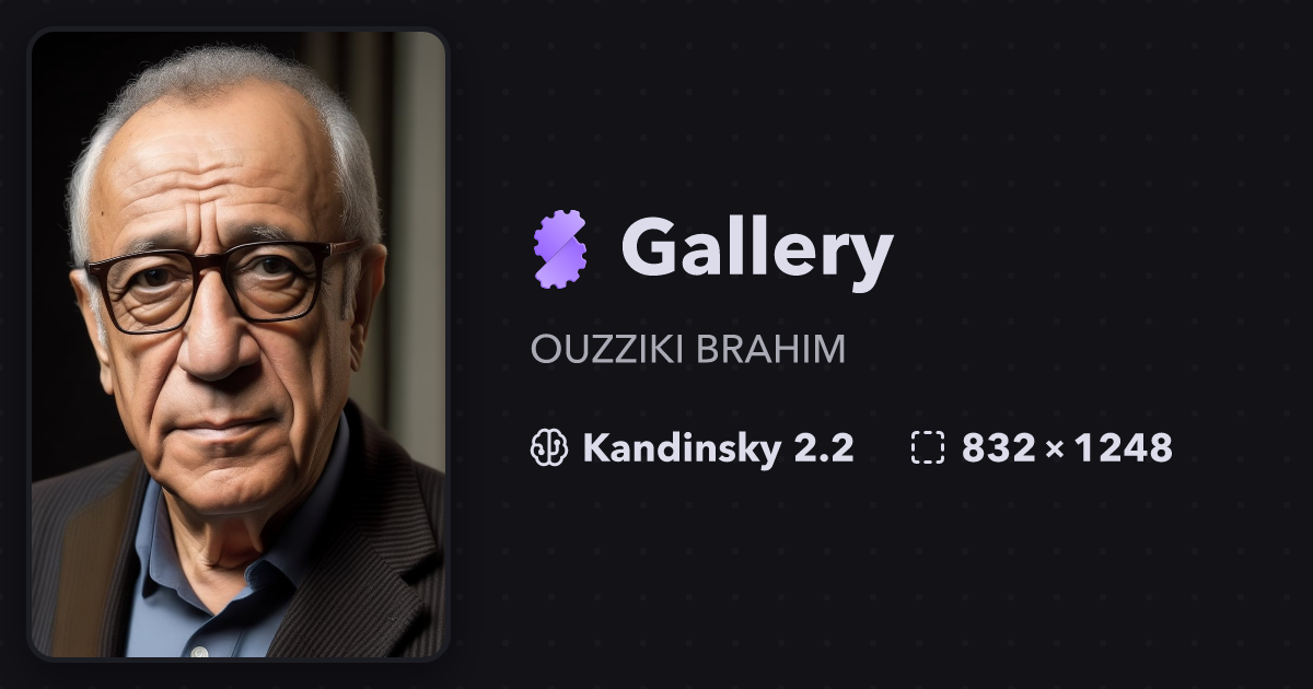 "OUZZIKI BRAHIM" | Gallery | Stablecog