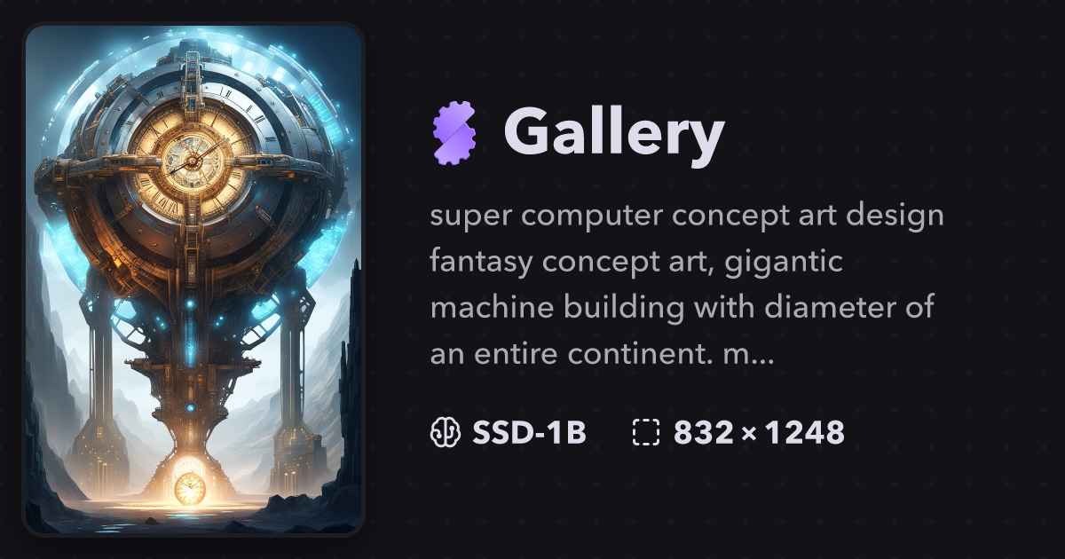 "super computer concept art design fantas..." | Gallery | Stablecog
