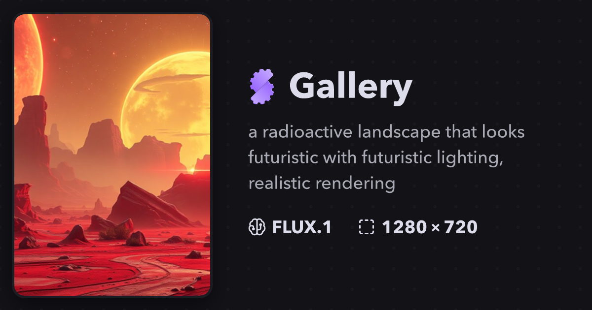 "a radioactive landscape that looks fu..." | Gallery | Stablecog