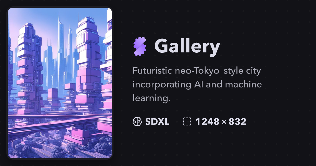 "Futuristic neo-Tokyo style city incor..." | Gallery | Stablecog