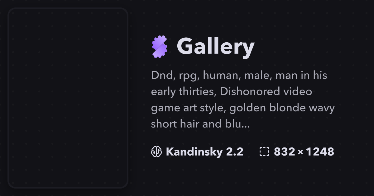 "Dnd, rpg, human, male, man in his ear..." | Gallery | Stablecog