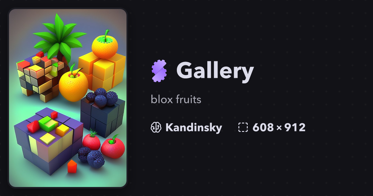"blox fruits" | Gallery | Stablecog
