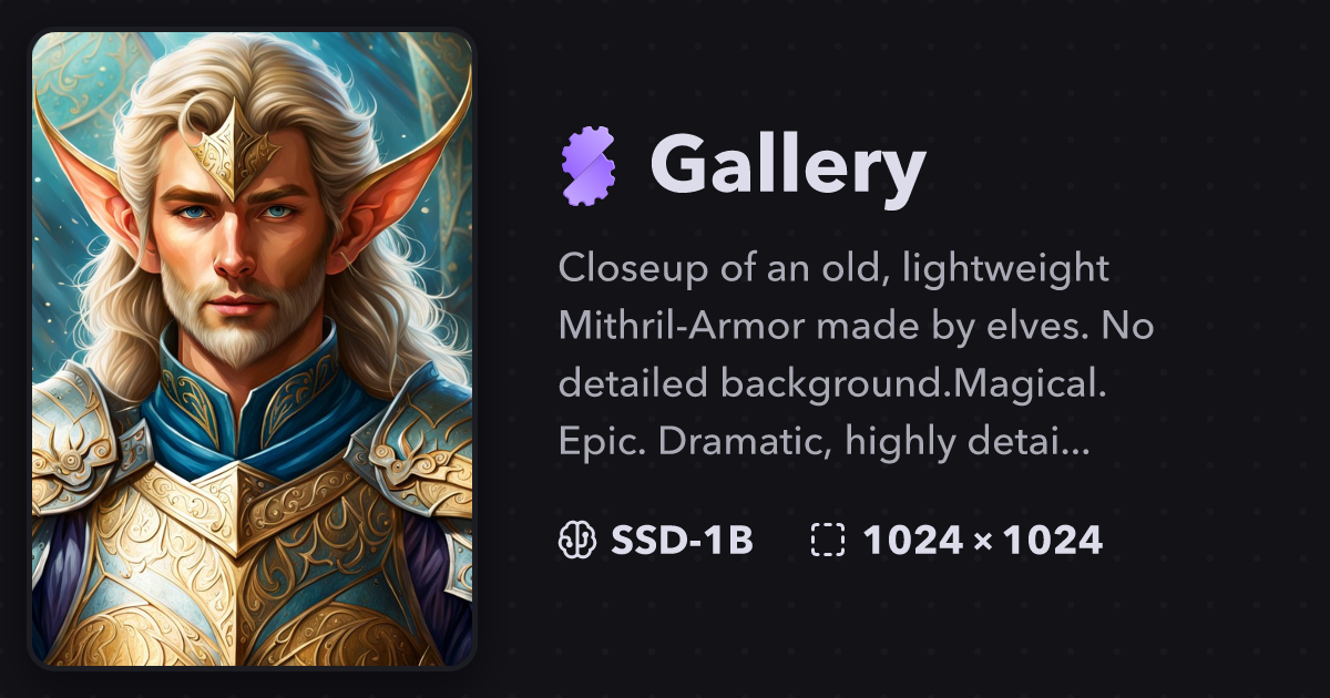 "Closeup of an old, lightweight Mithri..." | Gallery | Stablecog