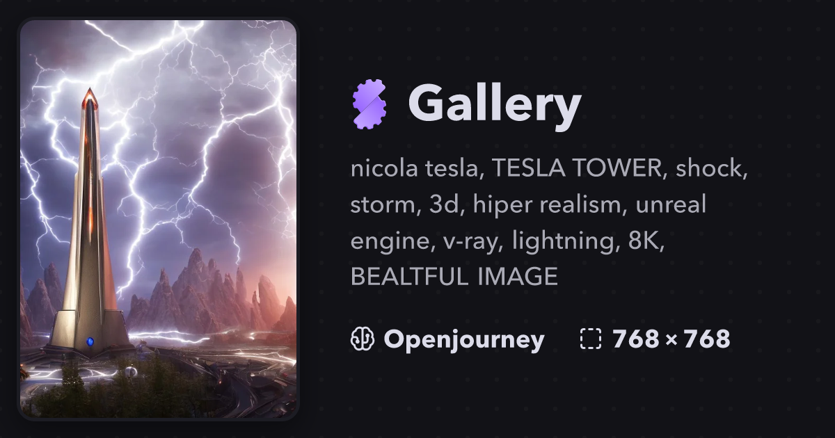 "nicola tesla, TESLA TOWER, shock, sto..." | Gallery | Stablecog
