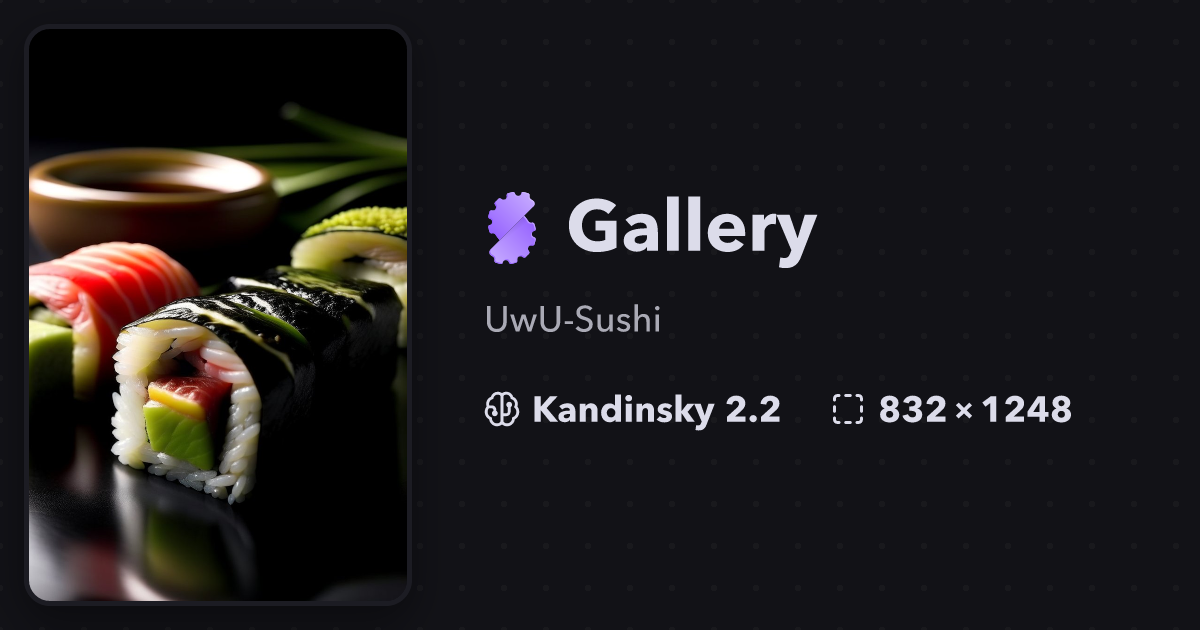 "UwU-Sushi" | Gallery | Stablecog