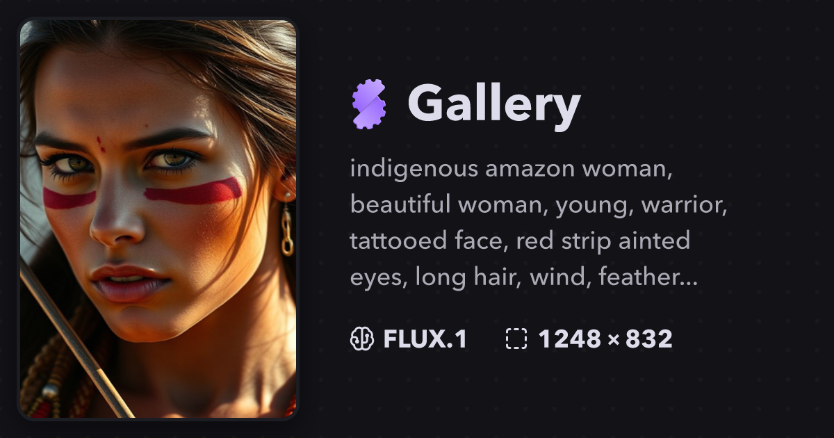 "indigenous amazon woman, beautiful wo..." | Gallery | Stablecog