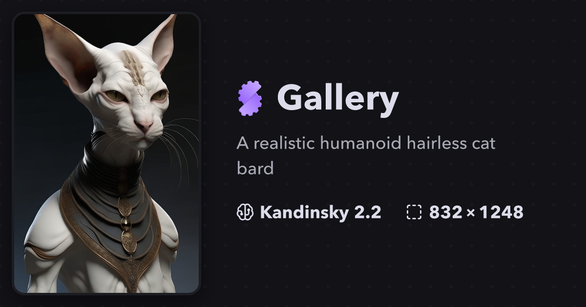 "A realistic humanoid hairless cat bard" | Gallery | Stablecog