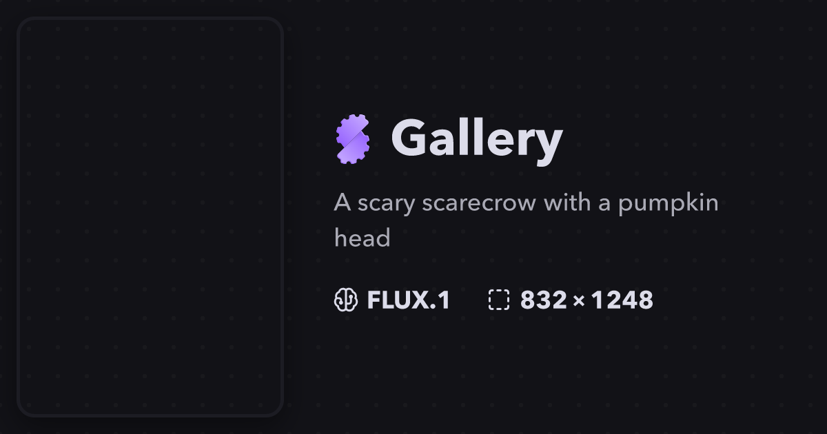 "A scary scarecrow with a pumpkin head" | Gallery | Stablecog